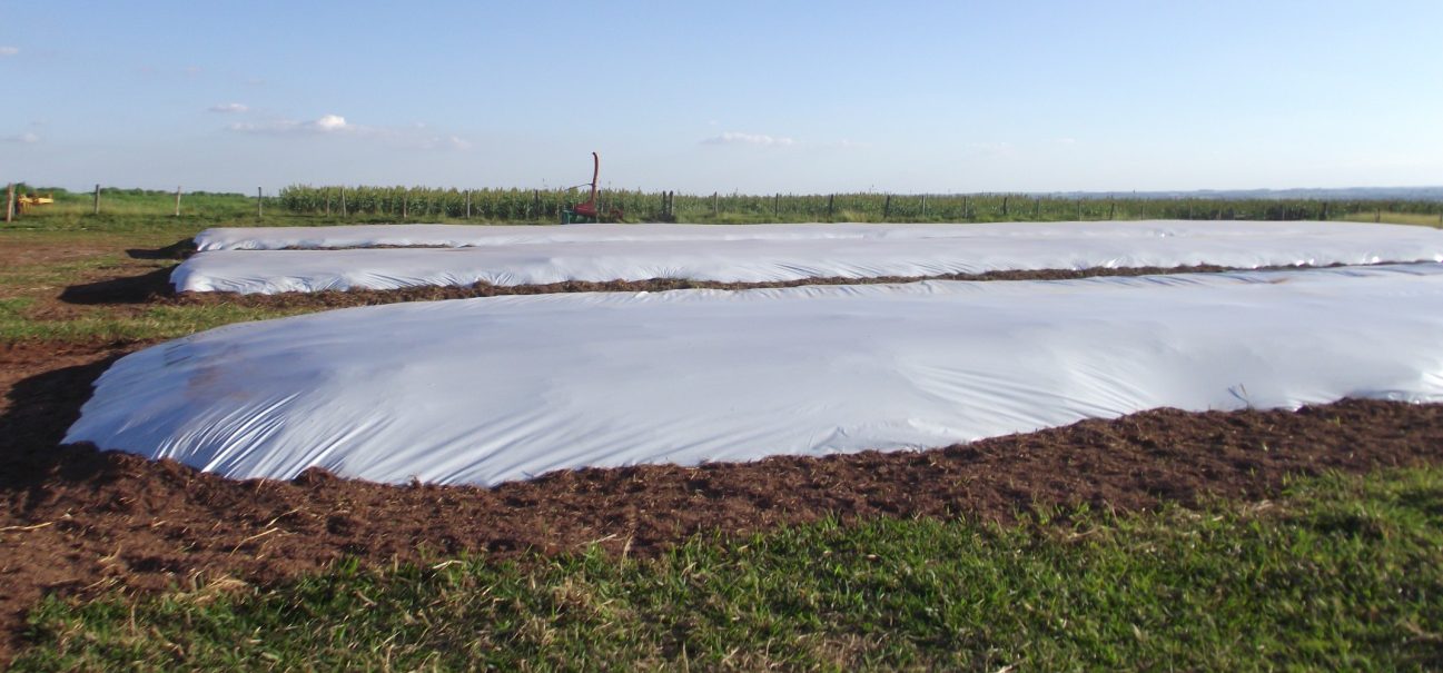 Barreira de oxigênio para silagem, lona para silagem 200 micras etc.